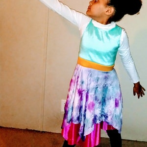 Dance Overlay, Liturgical Dance Wear, Praise Dance Overlays, Hand Dyed ...