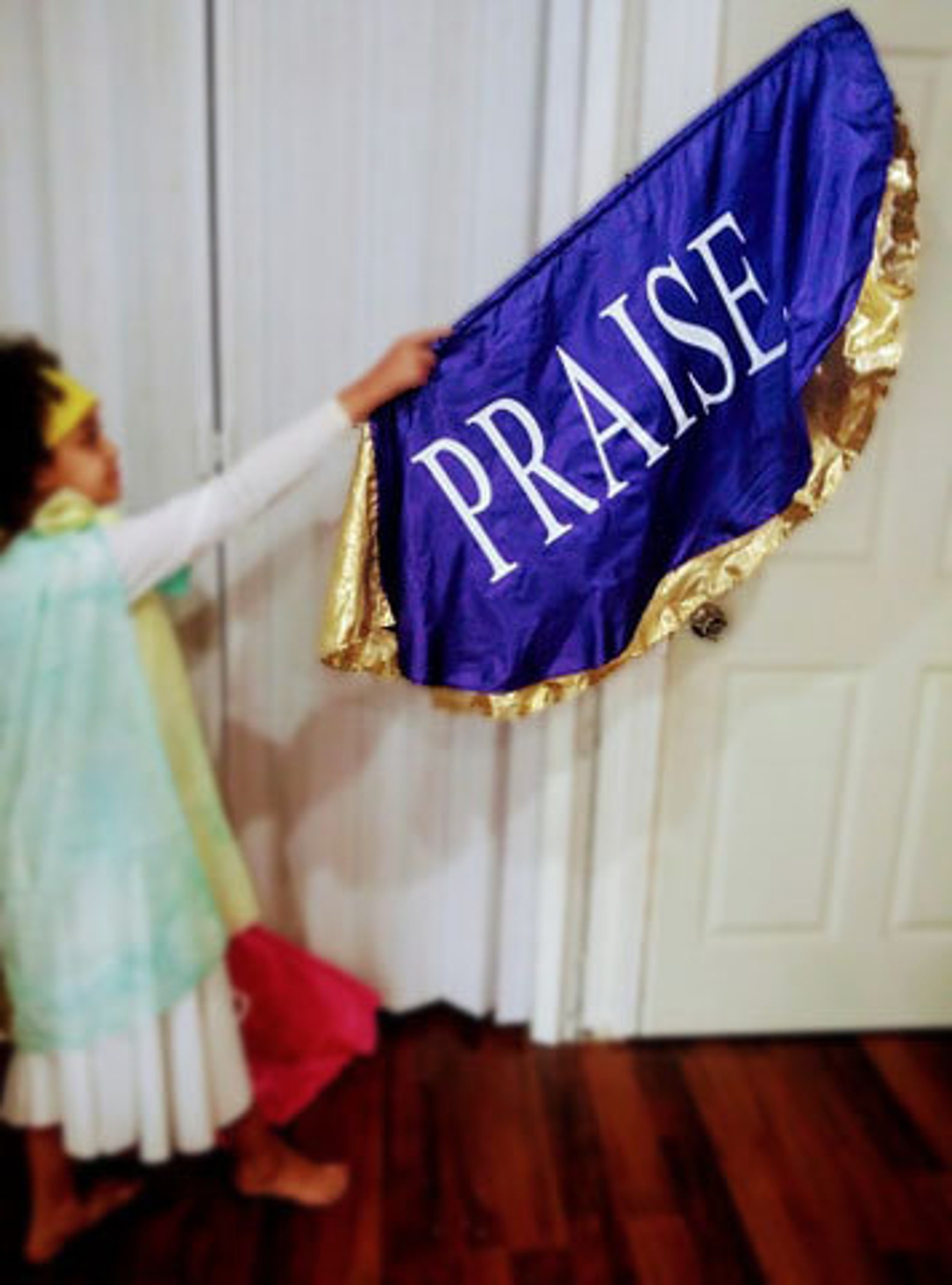 Double Layer Angel Wing Flags With VInyl Worship Flags | Etsy