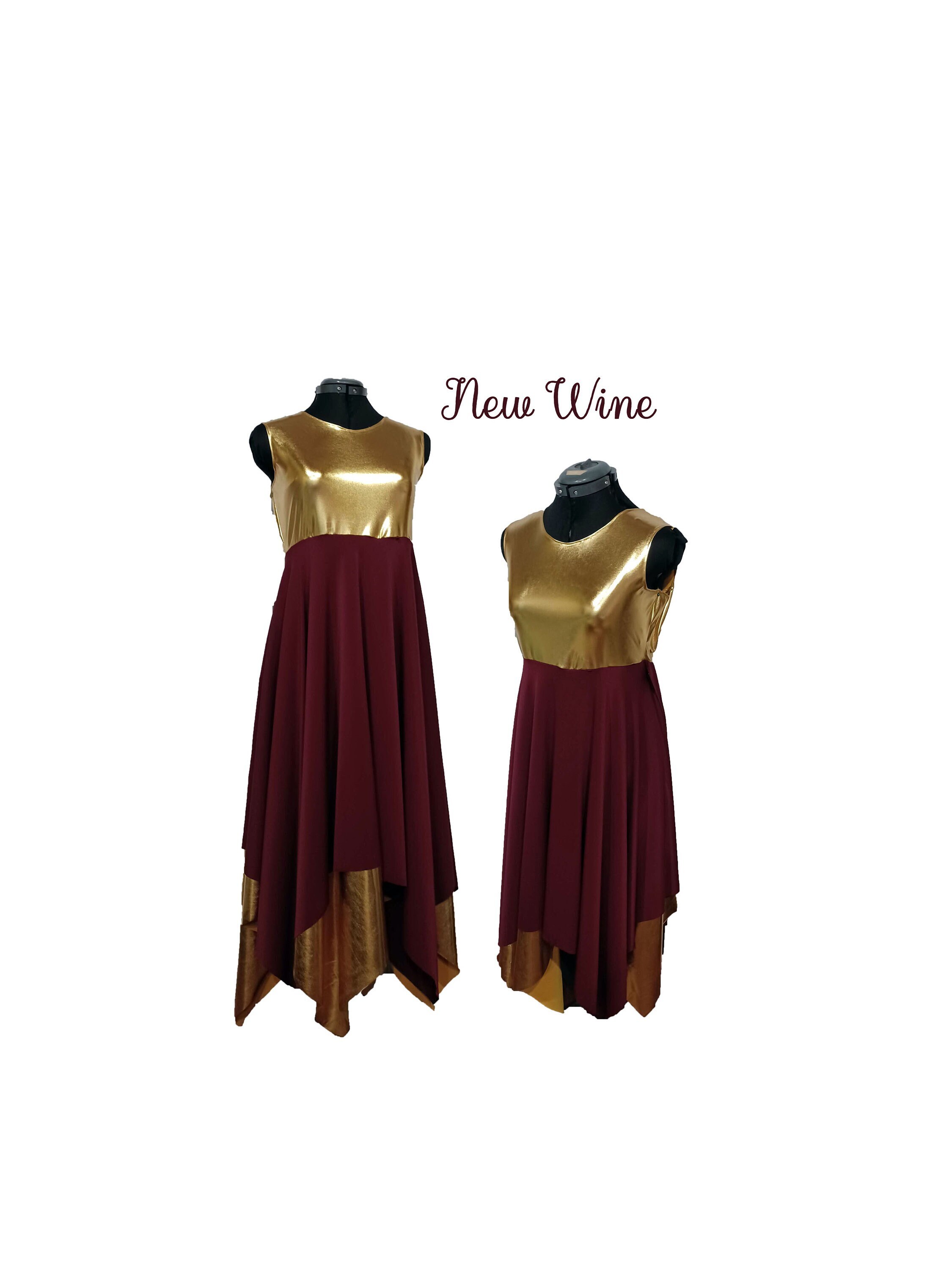 New Wine Praise Dance Overlay Liturgical Overlay Dance Wear - Etsy