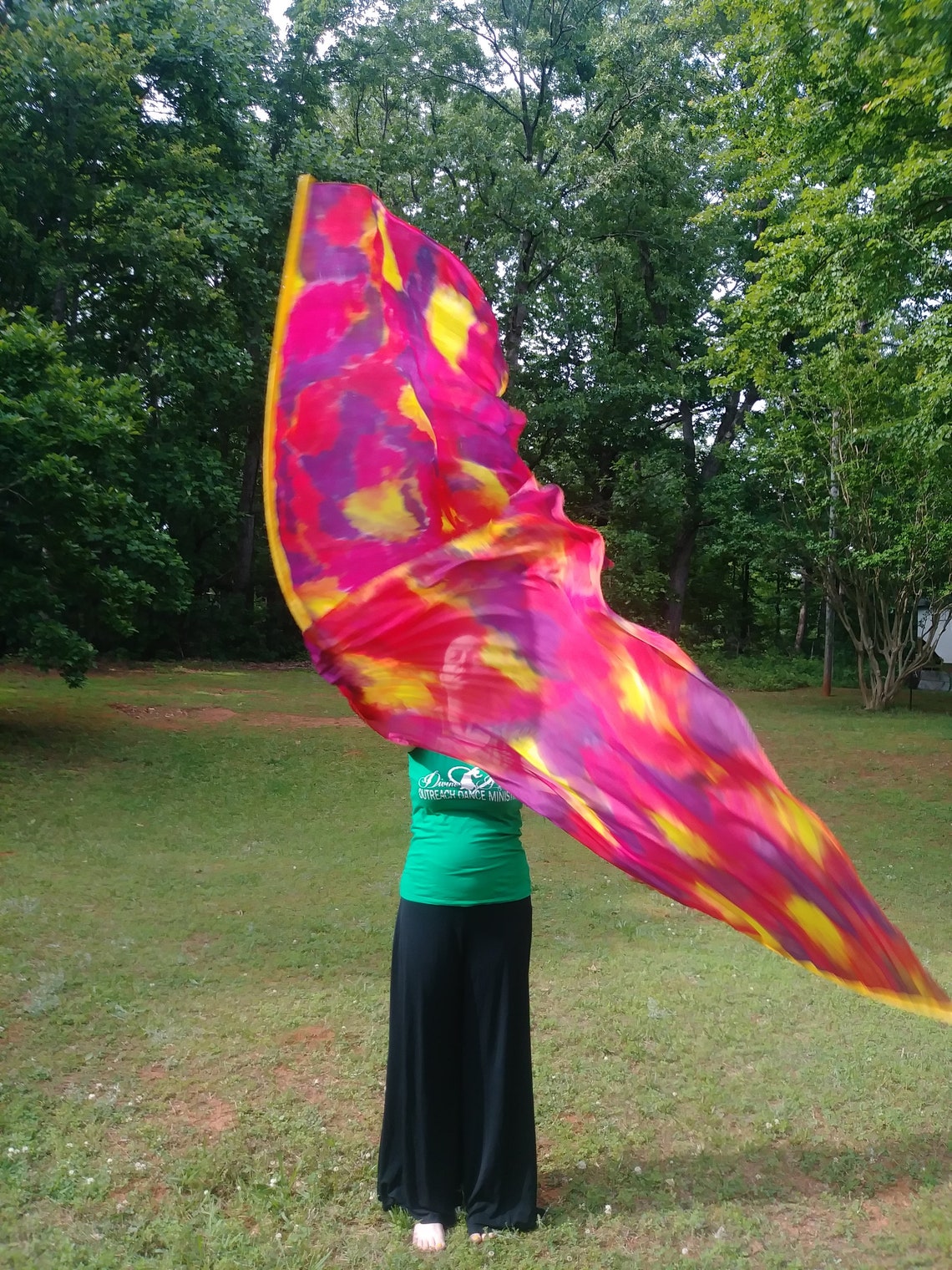 Silk Worship Flags: the Heartbeat of Creation Praise Flags - Etsy