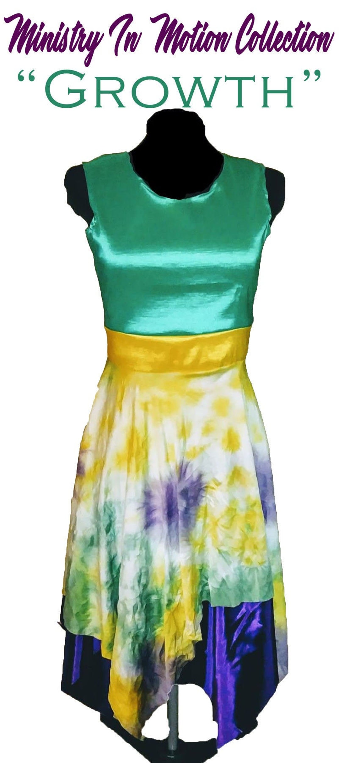 Dance Overlay, Liturgical Dance Wear, Praise Dance Overlays, Hand Dyed ...