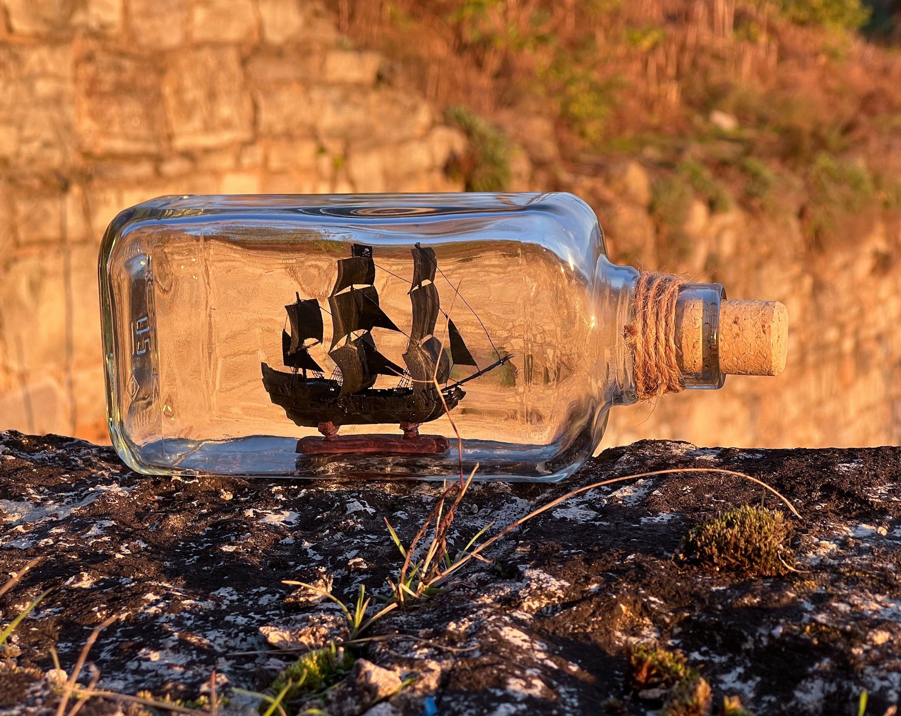 Black Pearl Ship Model Black Pearl Ship in a Bottle Black Pearl Model ...