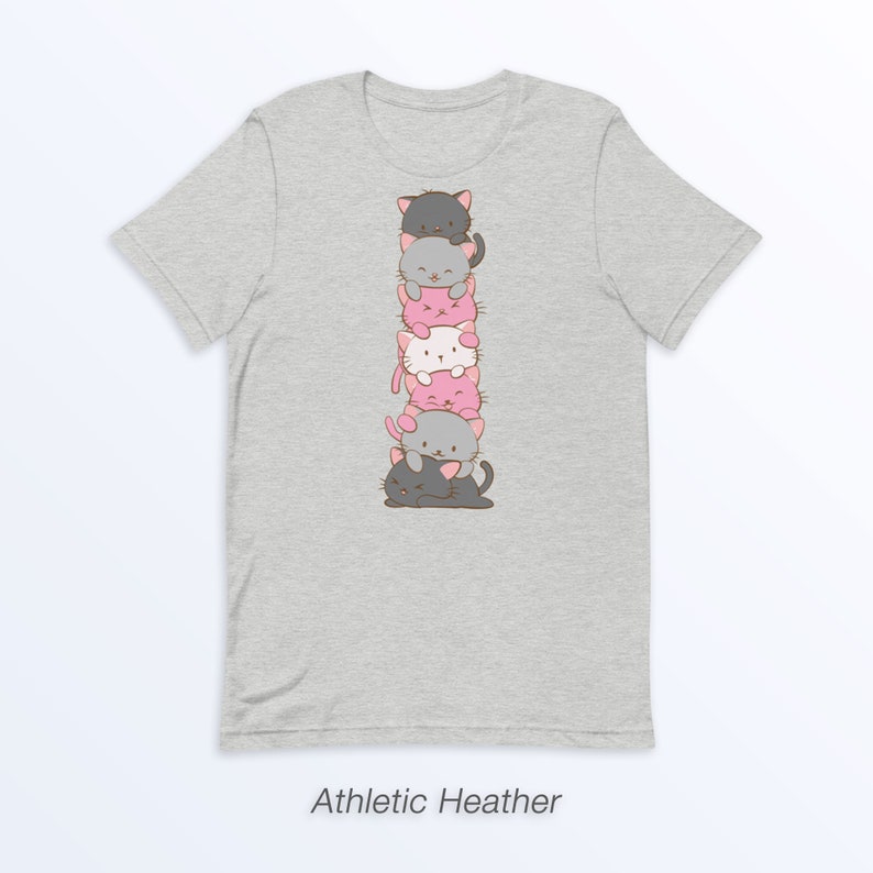 Demigirl Pride Kawaii Shirt / Cute Demi Girl Pride Flag Cat - Etsy