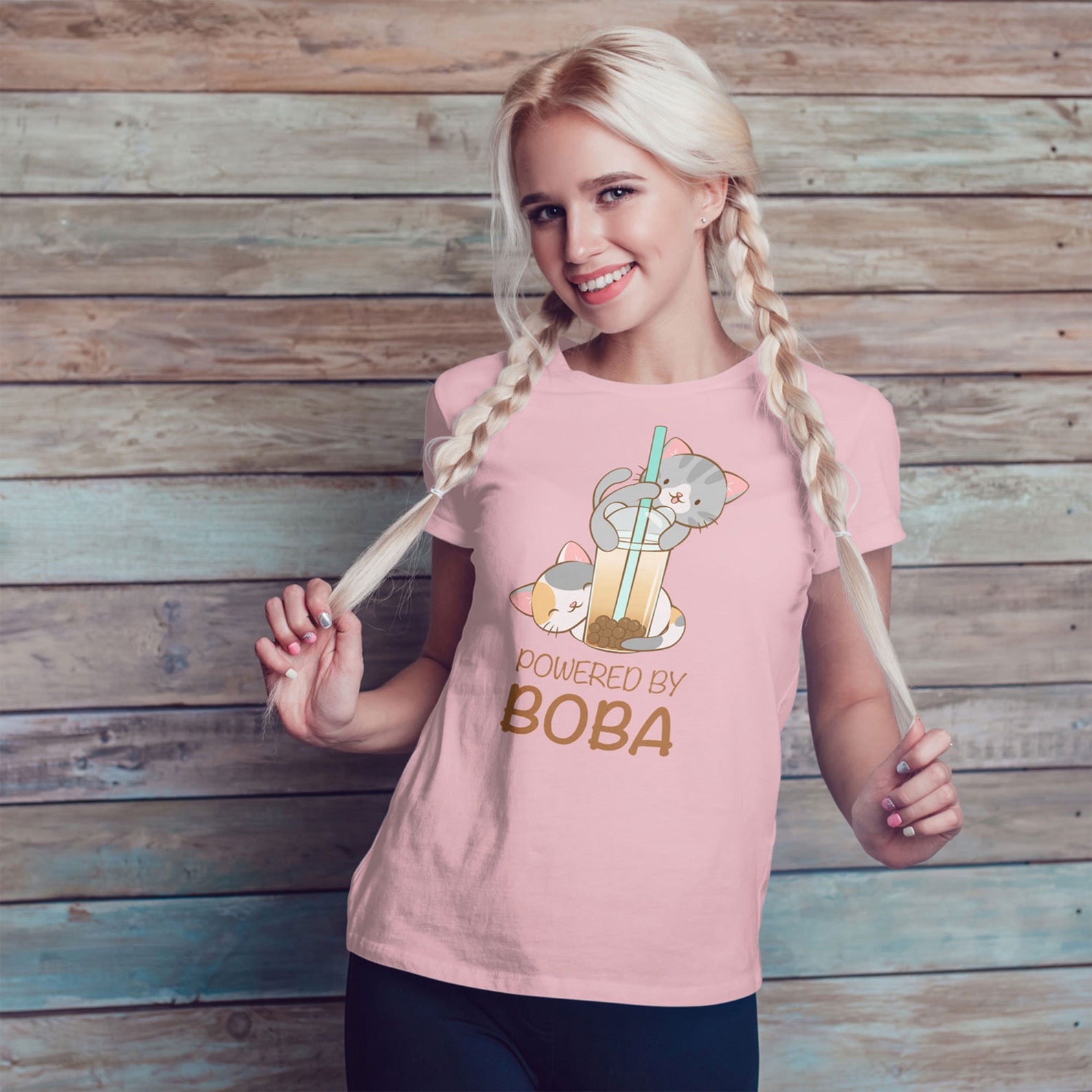 Cute Kittens Boba Shirt Bubble Tea Kawaii Clothing for Cat | Etsy