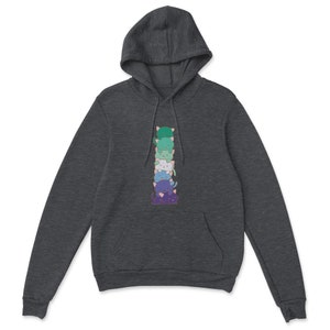 MLM Pride Flag Kawaii Cat Hoodie / LGBTQ Subtle Pride Men Loving Men ...