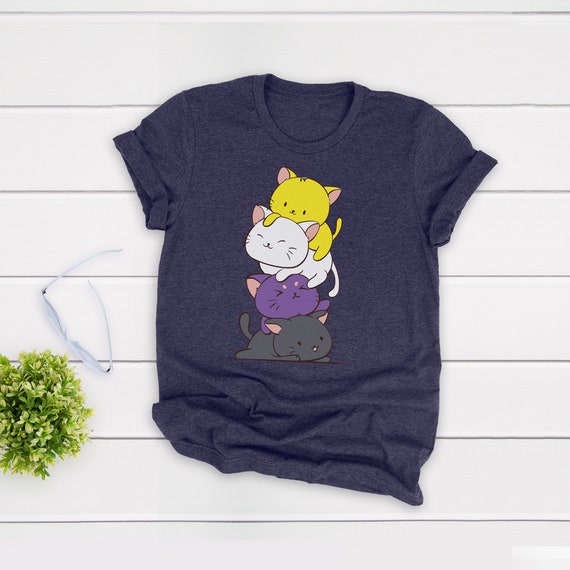 Cute Non Binary Shirt Aesthetic Harajuku Kawaii Clothing for - Etsy