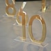Stunning Custom Acrylic Table Numbers! Price is per Number. - Etsy