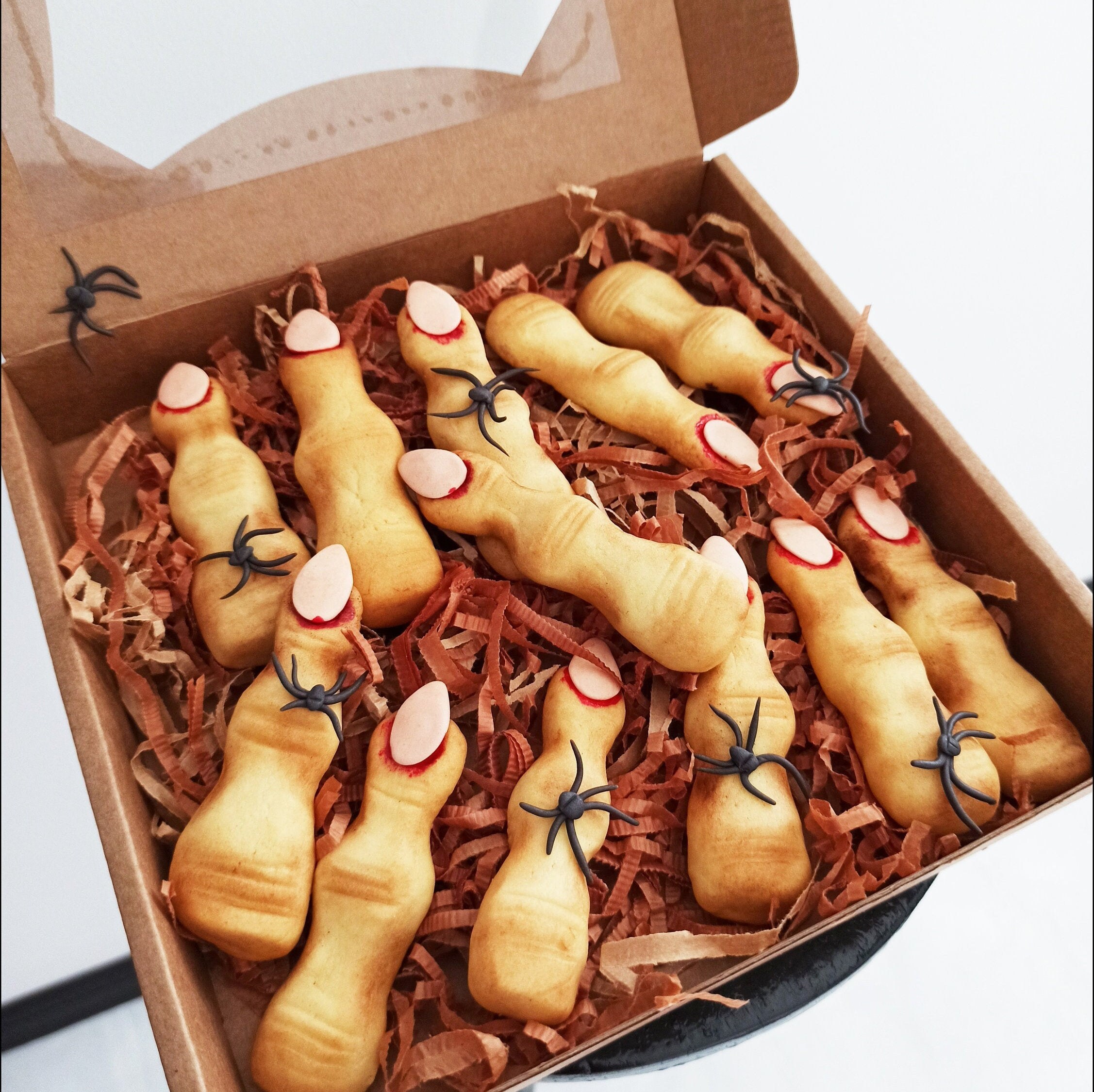 Halloween Witch Fingers Cup Cake Topper Halloween Party Treats - Etsy