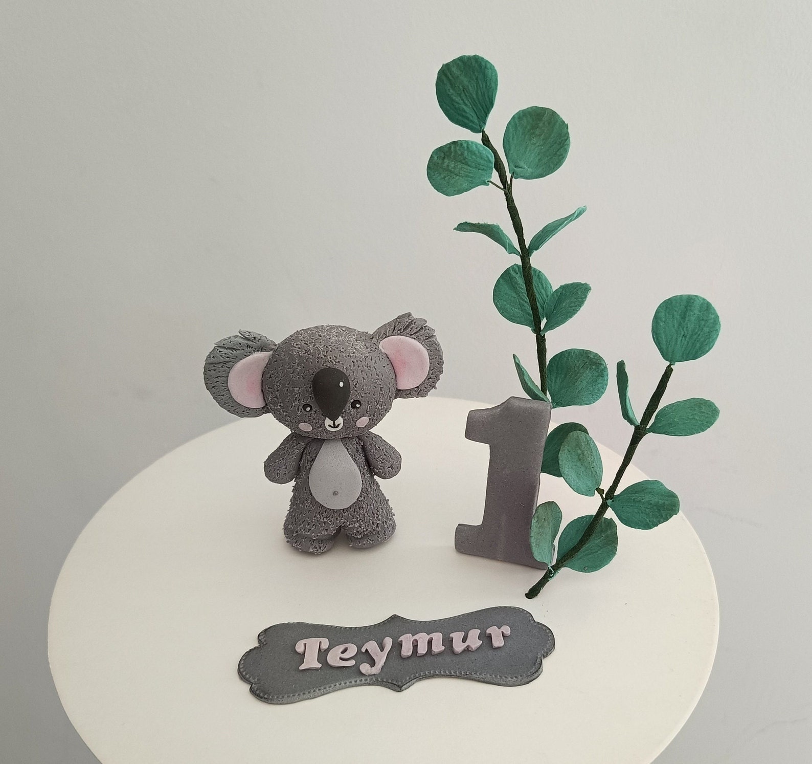 Koala Bear Cake Topper Animal Cake Topper Birthday Cake Decoration for ...
