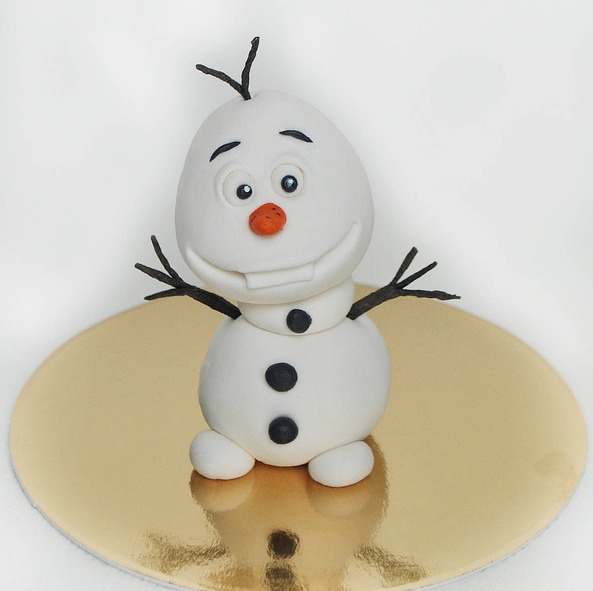 Snowman cake topper Children and snowman Edible snowman | Etsy