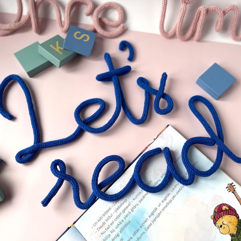 Lets Read Sign - Etsy