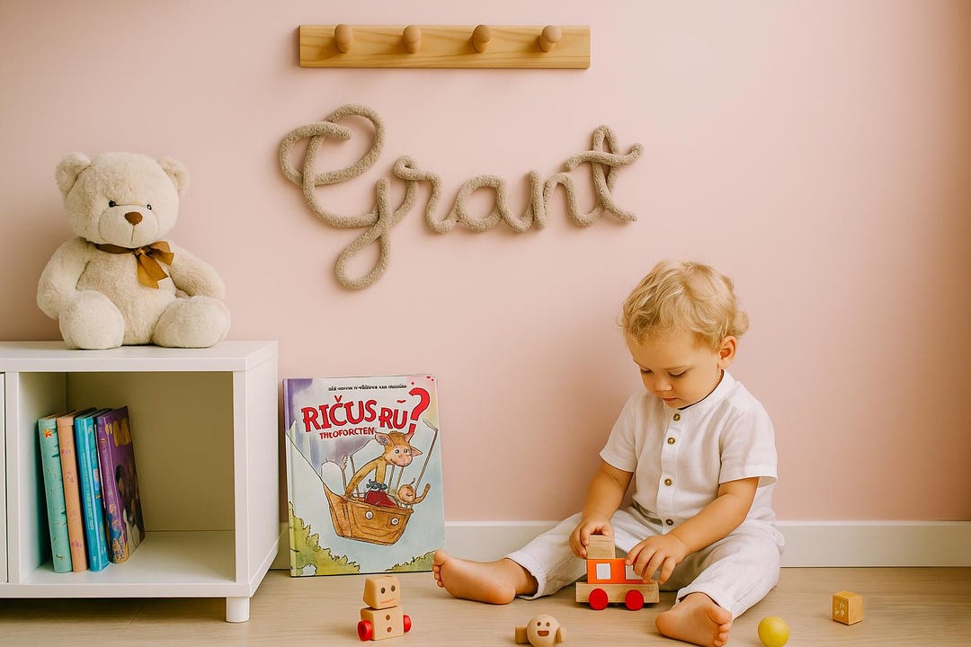 Personalized Christening Name Sign Custom Baptism Wall Decor Baby ...