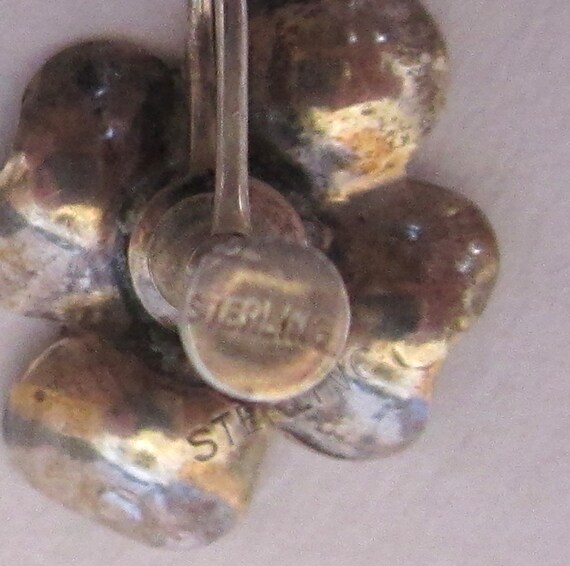 Circa 1950s Modernist Stuart Nye Sterling Silver Dogw… - Gem