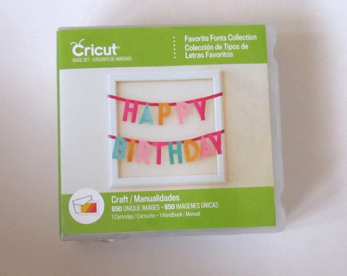 Cricut Cartridges - FONTS -- UNLINKED Choose One - Etsy