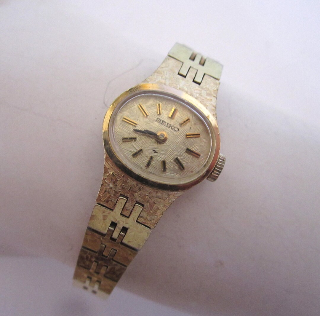 Circa 1970s Seiko Gold Tone Mechanical Movement Ladies Watch - Etsy