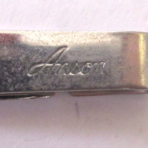 Circa 1970s Anson Silver Tone Tie and Cuff Links Set - Etsy