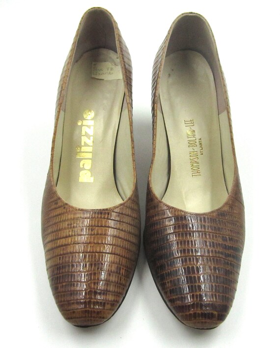 Circa 1950s Thompson Boland Lee Lizard Pumps - Gem