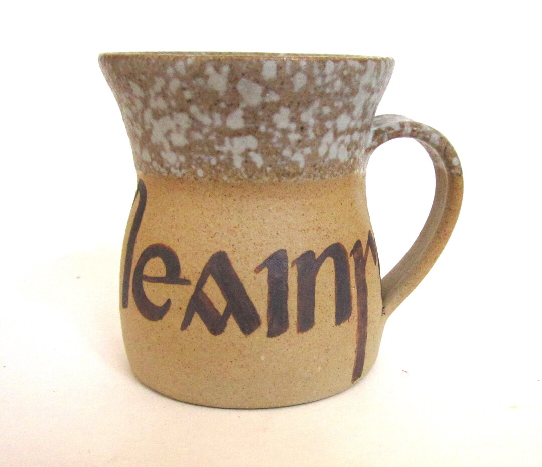 Vintage 1970s Irish Dun Caoin Mid Century Modern Studio Pottery Cup/mug ...