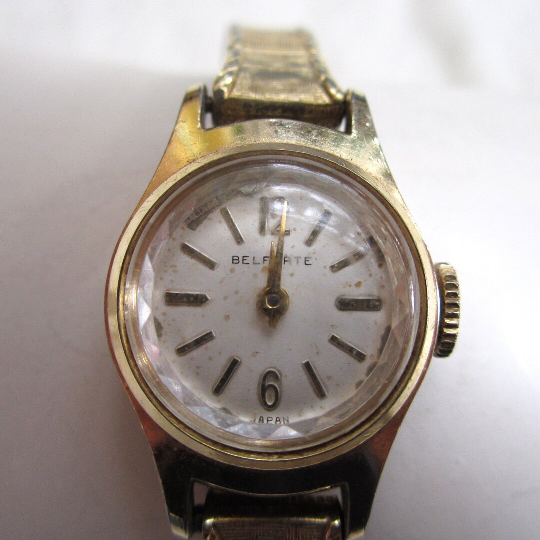Circa 1960s Era Belforte Ladies Gold-filled Watch With 10K Gold-filled ...