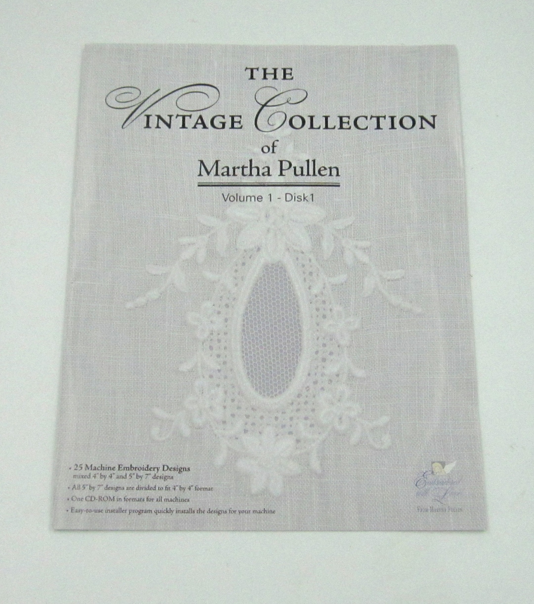 Martha Pullen "the Vintage Collection" Embroidery Designs Disc: Volume 1 Disk 1 - Etsy