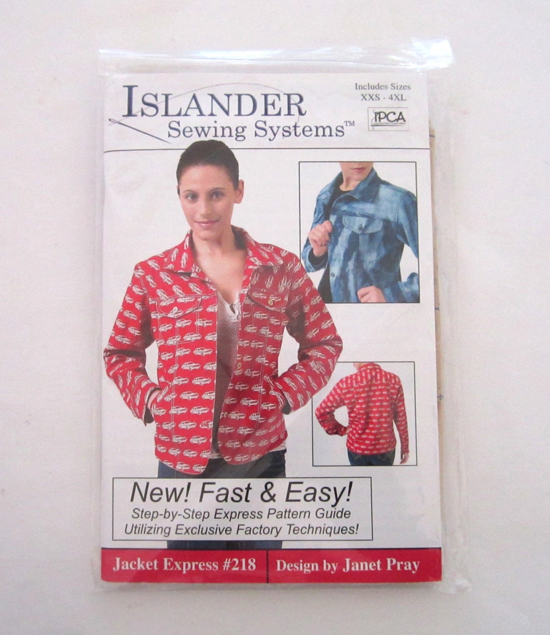Islander Sewing Pattern: Jacket Express #218 - Etsy