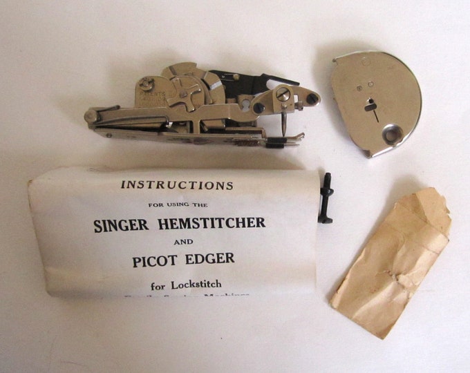 Vintage Singer Hemstitcher and Picot Edger - Etsy