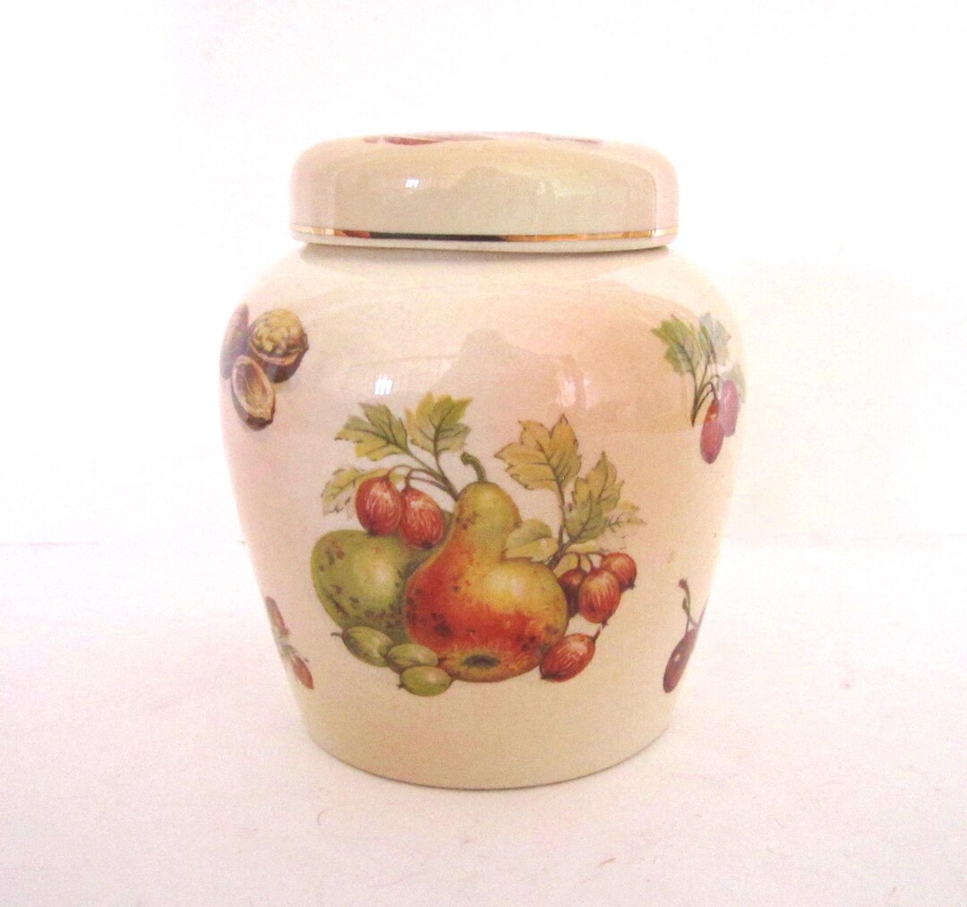 Royal Worcester Palissy Fruit Pattern English Bone China Pot - Etsy
