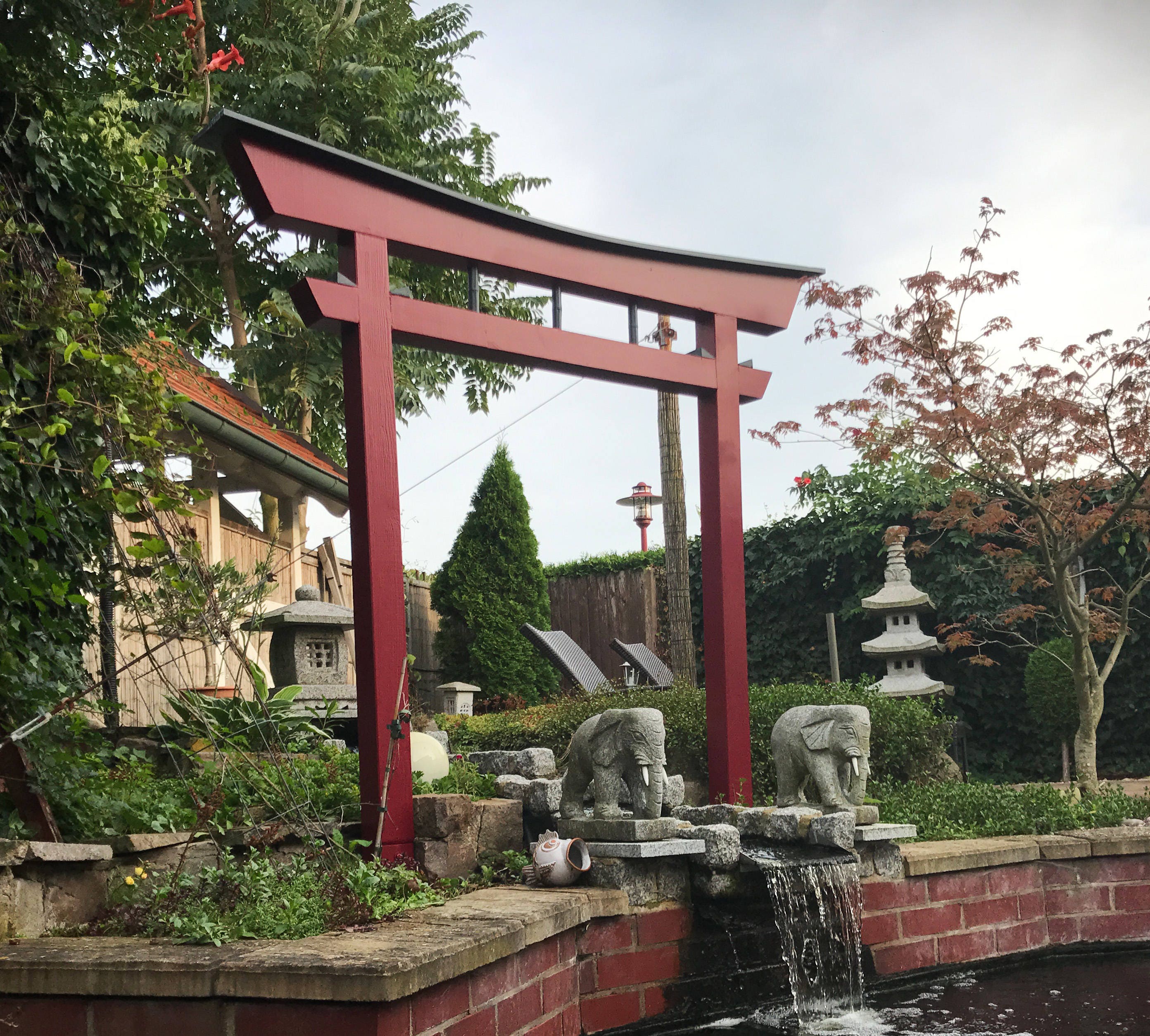 Torii Japanese Gate Garden Wooden Arch Vintage Style Asia Feng Shui - Etsy