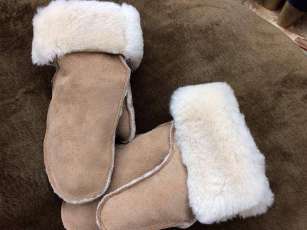 Sven Shearling Mittens, Super Soft and Incredibly Warm, One Size Fits ...