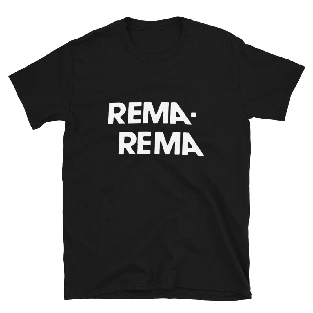 REMA-REMA - Limited Edition Classic Black Tribute T-shirt - Unisex - Etsy