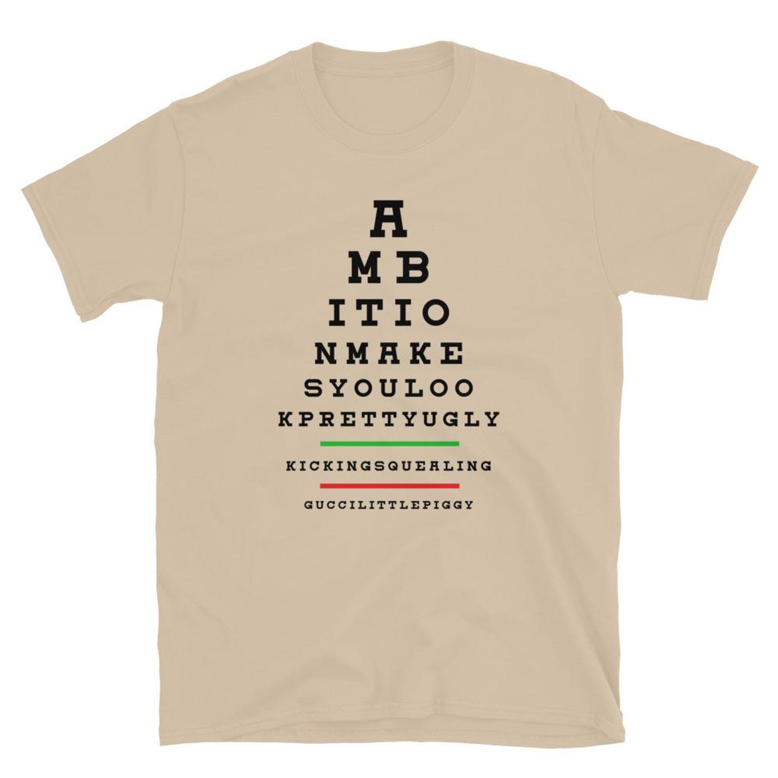 Ambition Eye Chart - Etsy