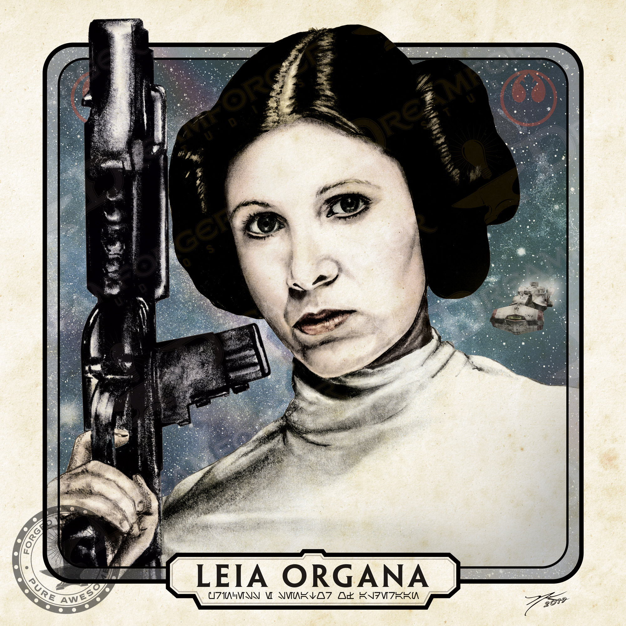 SW princess Leia Organa Senator of Alderaan - Etsy