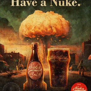 Fallout "have A Nuke" Retro Fallout Ad Art Print - Etsy
