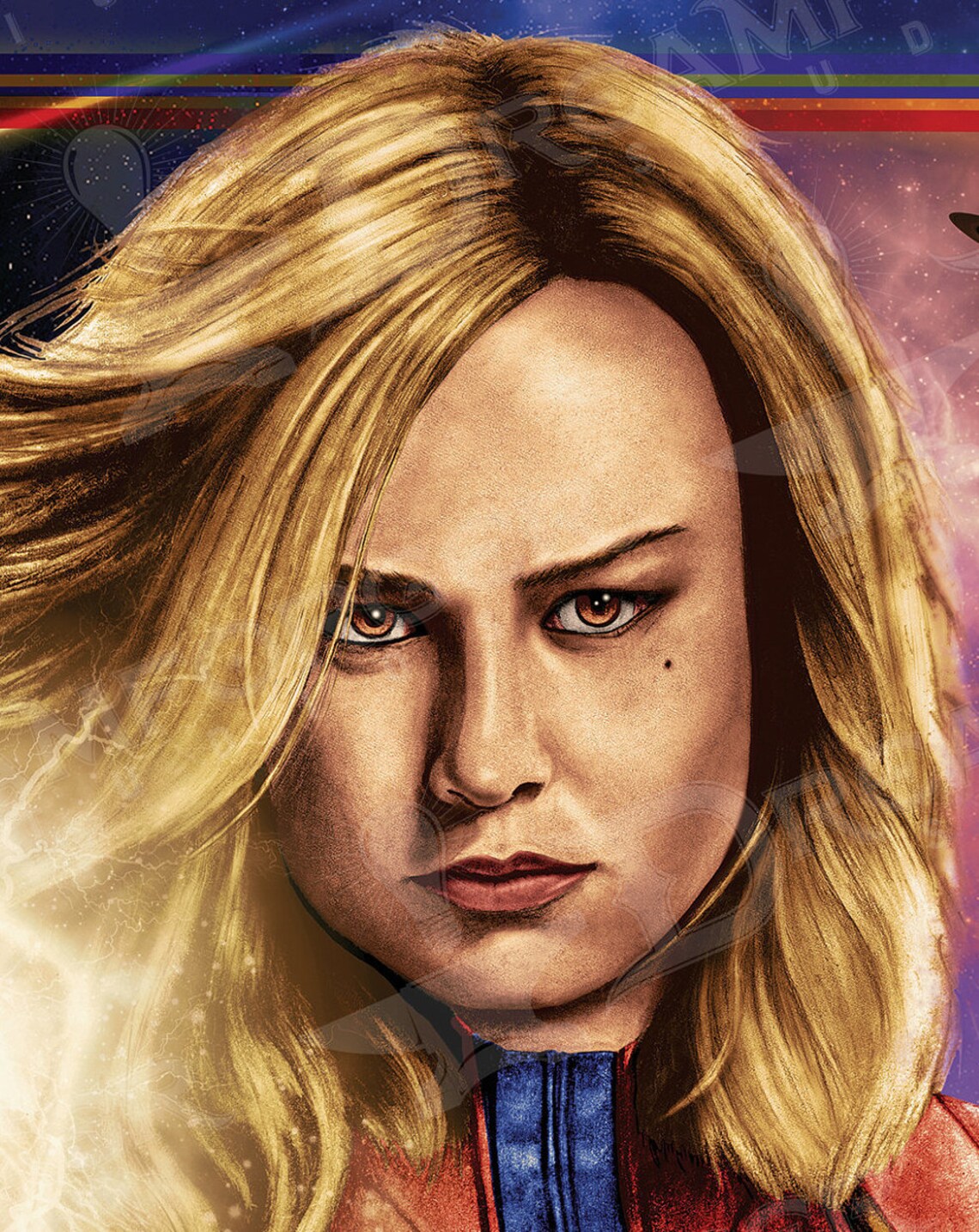 Póster de propaganda de reclutamiento de Marvel Captain - Etsy España