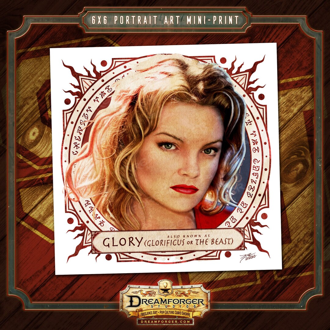 Buffyverse "glory (a.k.a. Glorificus or the Beast)" Portrait Art Mini ...