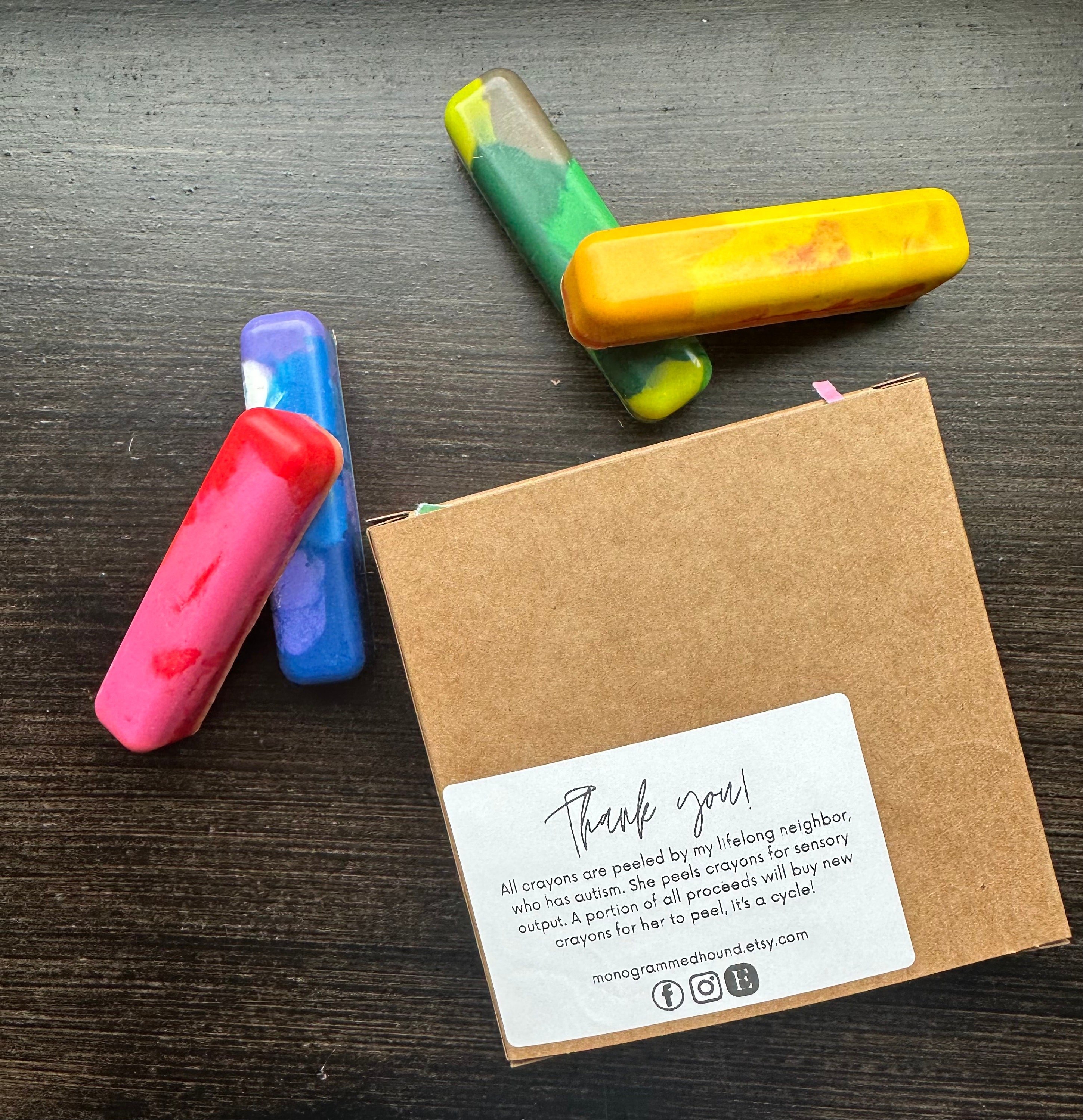 5 K’doodles Kids Crayons, Marble Crayon Sticks, Rainbow, Adapted ...