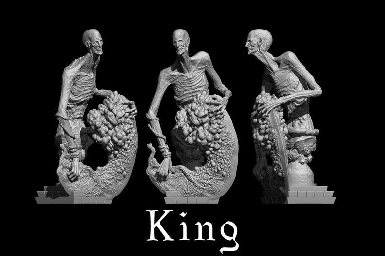 Bloodborne Chess Set | Handcrafted Fantasy Chess Pieces | Dark Souls ...