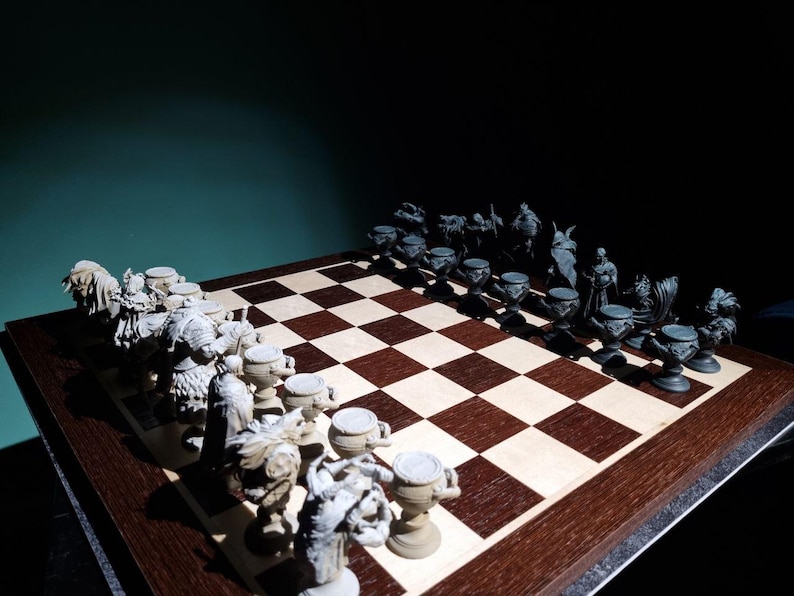 Elden Ring Chess Set | Handcrafted Fantasy Chess Pieces | Dark Souls ...