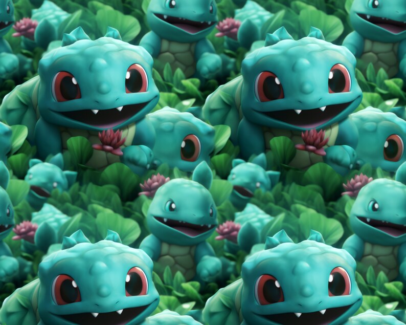 Pokemon Digital Pattern Paper Christmas Pokemon Wrapping - Etsy