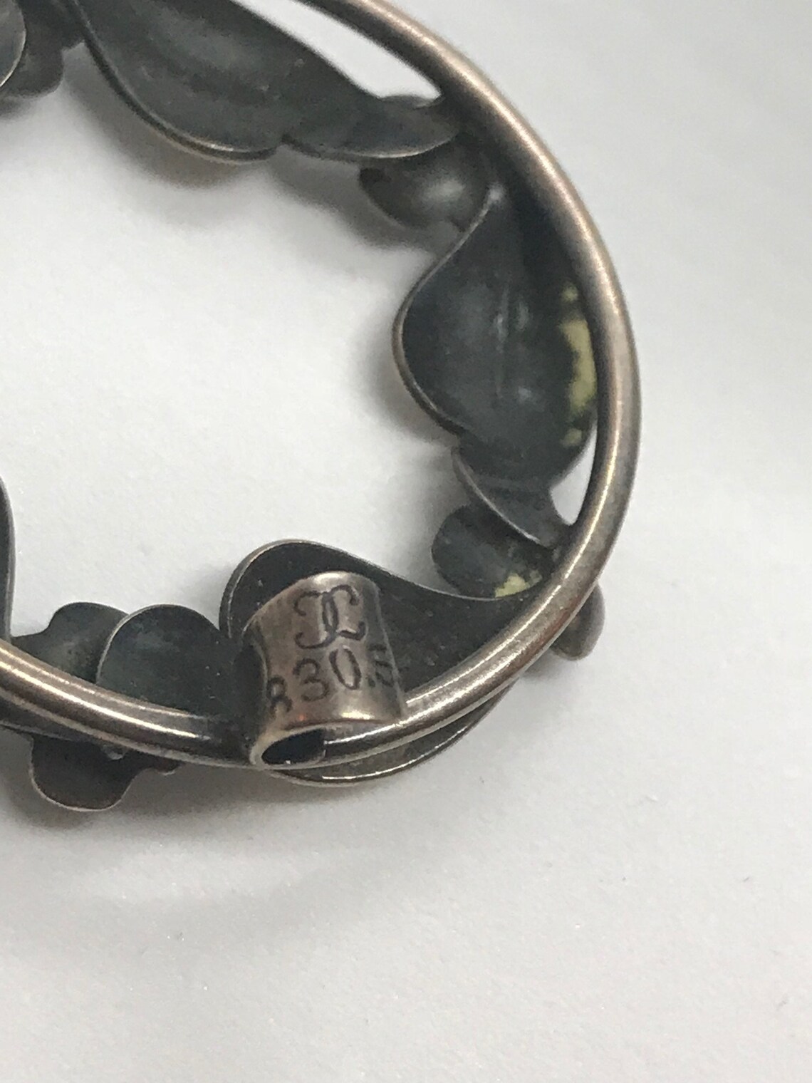 Vintage Danish 830 Silver Brooch, Circle Pin by John Lauritzen, Denmark ...