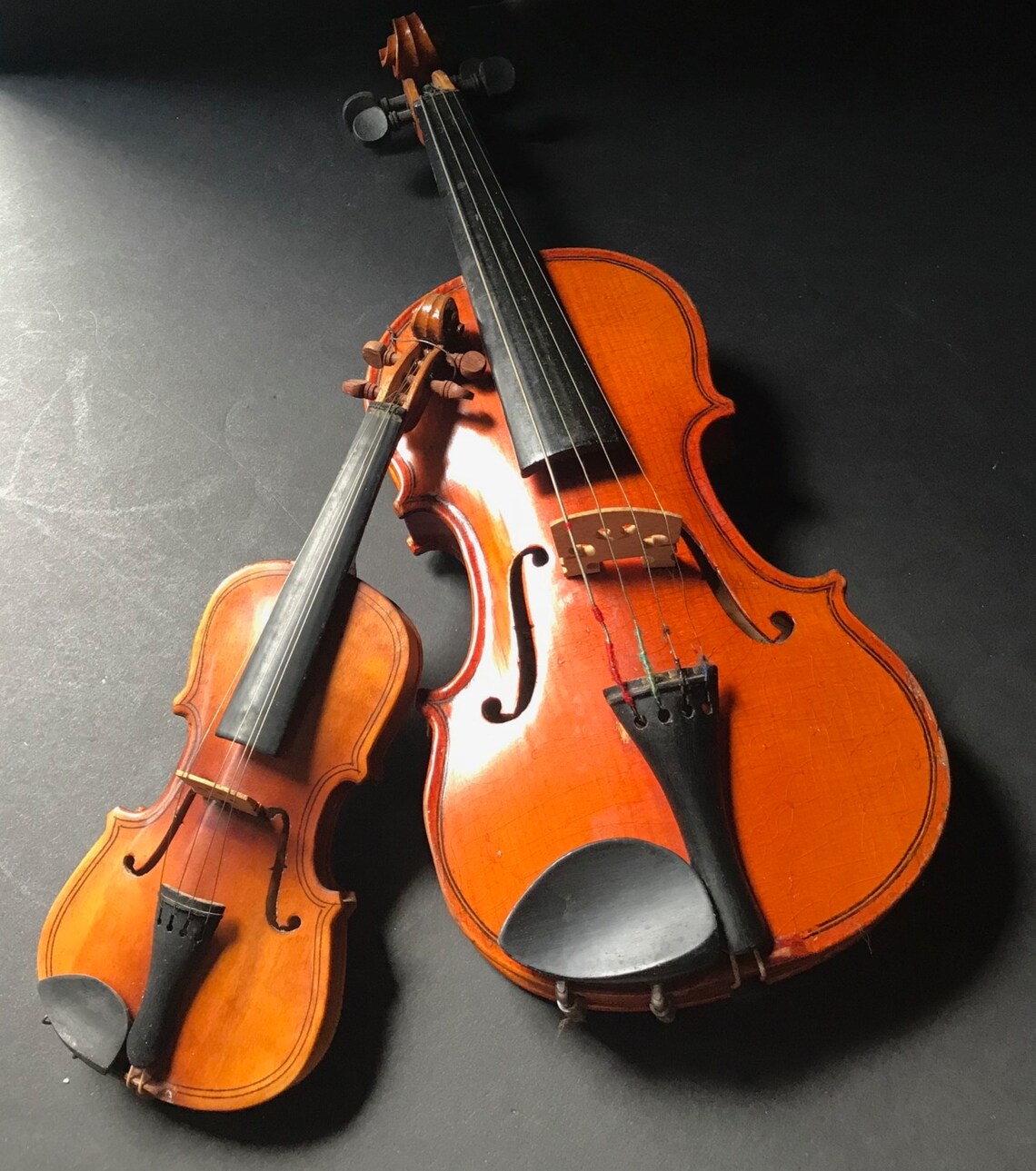 Two Vintage Violins One Quarter Violin and a Decorative - Etsy
