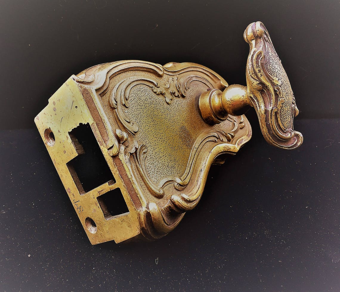 French Baroque Door Locks Gilt Bronze Heavy 18th Century Set. | Etsy