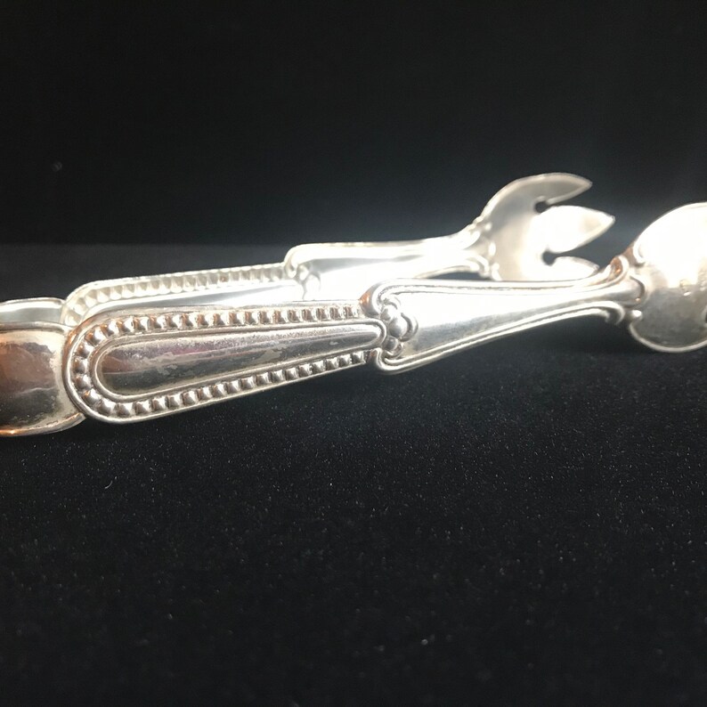 Vintage Tongs, Silverware, 800 Silver Claw Pincer Sugar Tongs, Barware ...