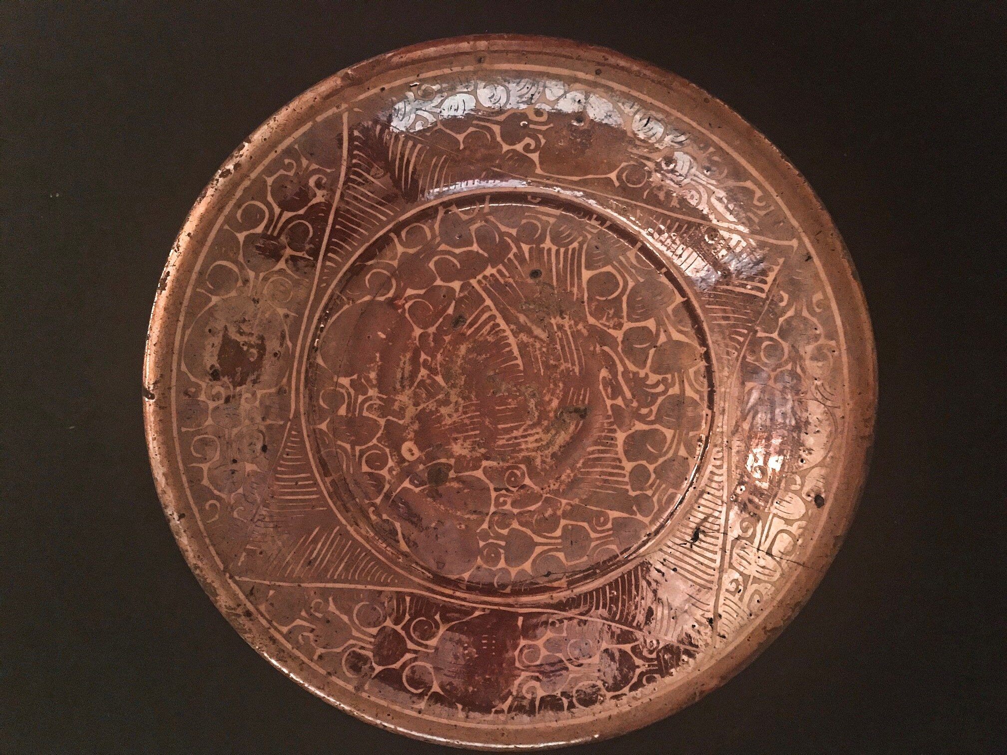 Ancient Pottery, Islamic Lustre Bowl, Plate, Rare Kashan Persian 12th ...