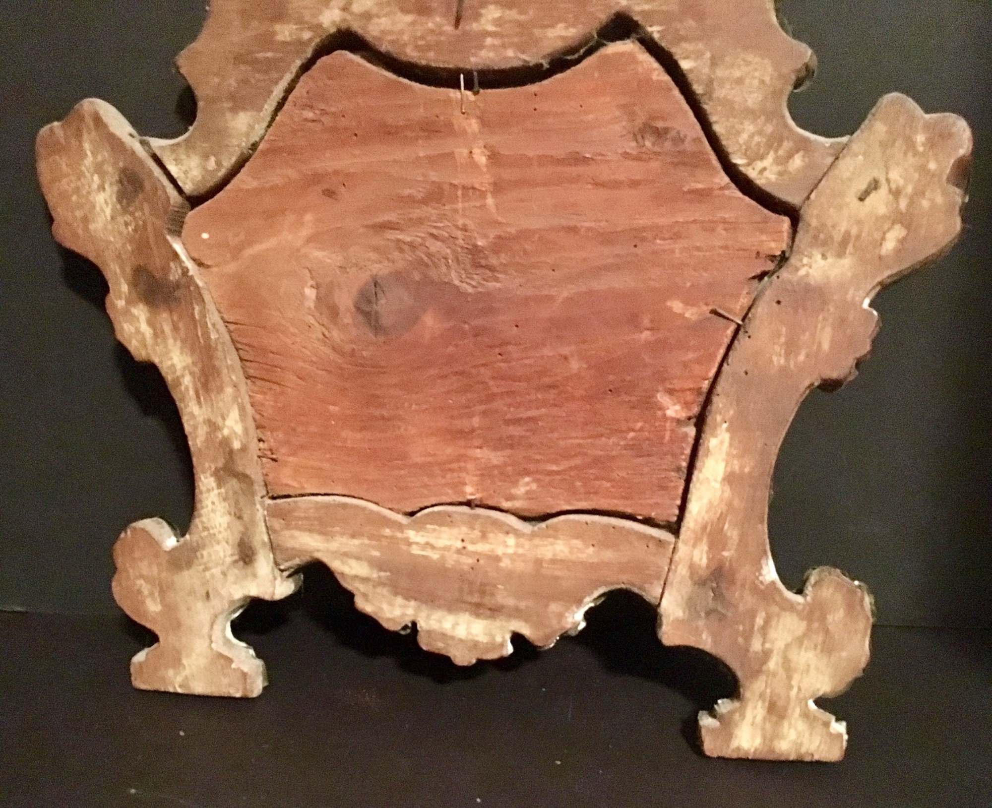 Antique Religious Art, Carved Frame Baroque Ecclesiastical Carta Gloria ...