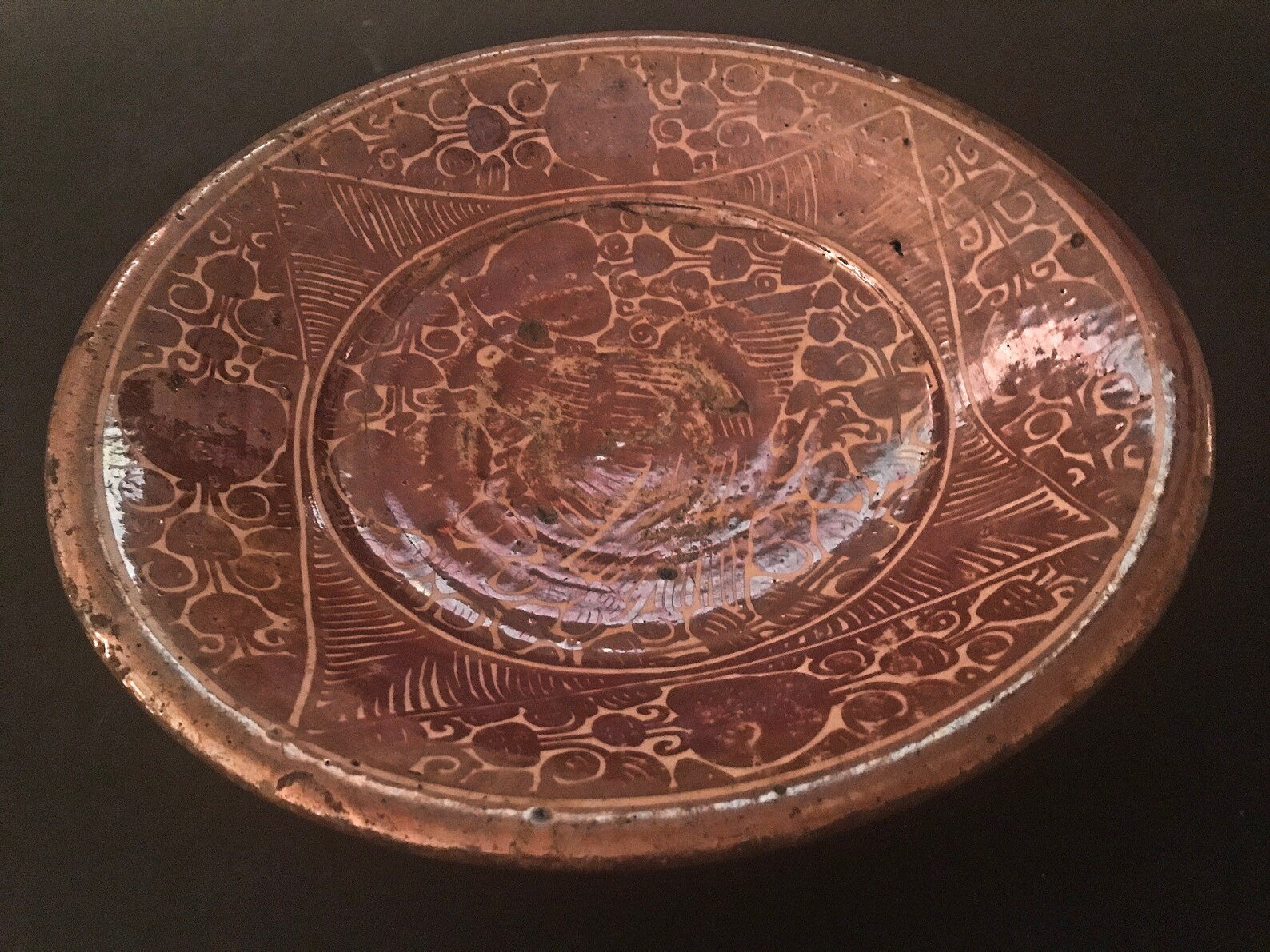 Ancient Pottery, Islamic Lustre Bowl, Plate, Rare Kashan Persian 12th ...