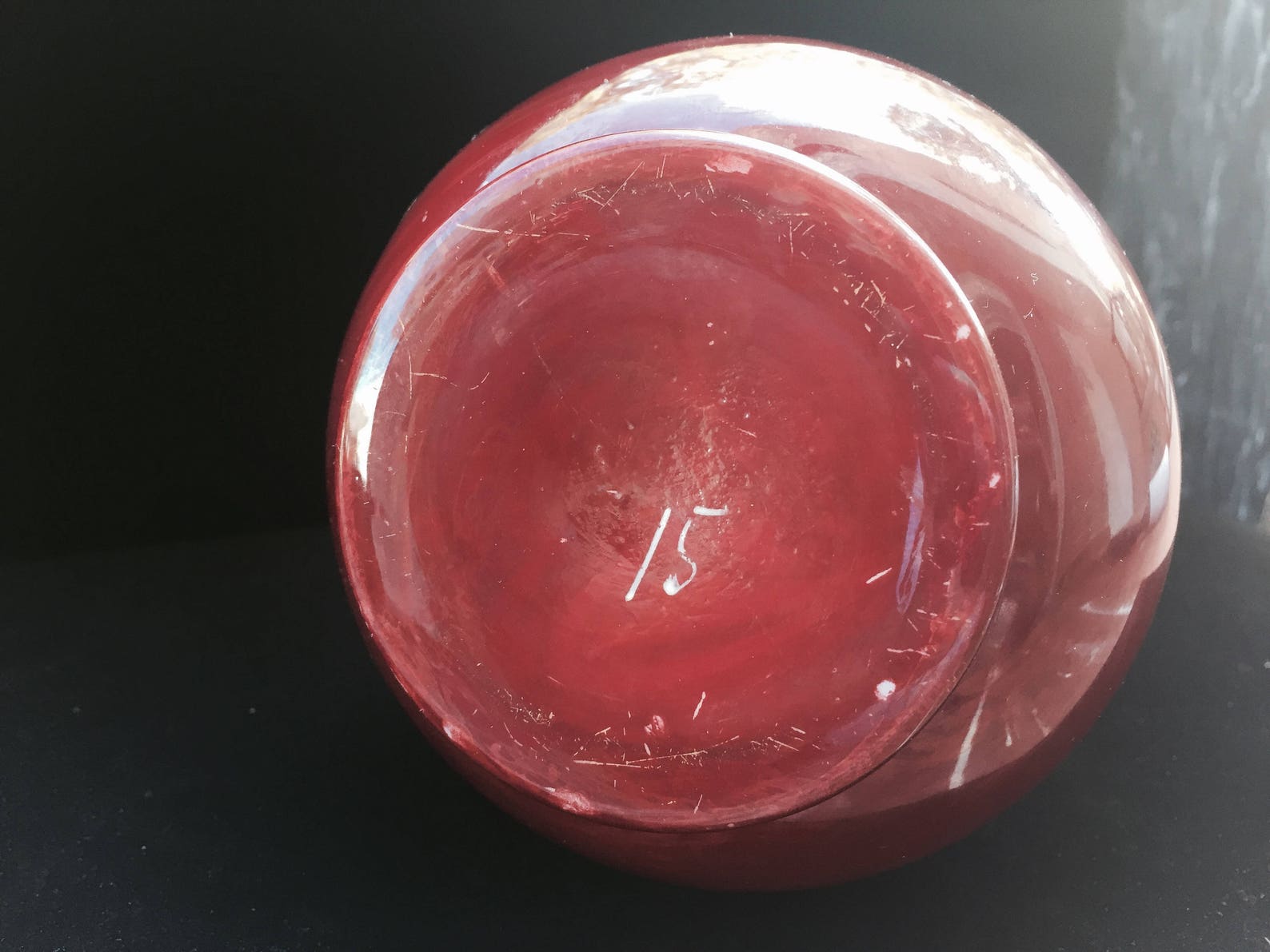 Harrach Ruby Red Art Glass Vase Bohemian Ruby Red Art Glass CA. 1880 ...