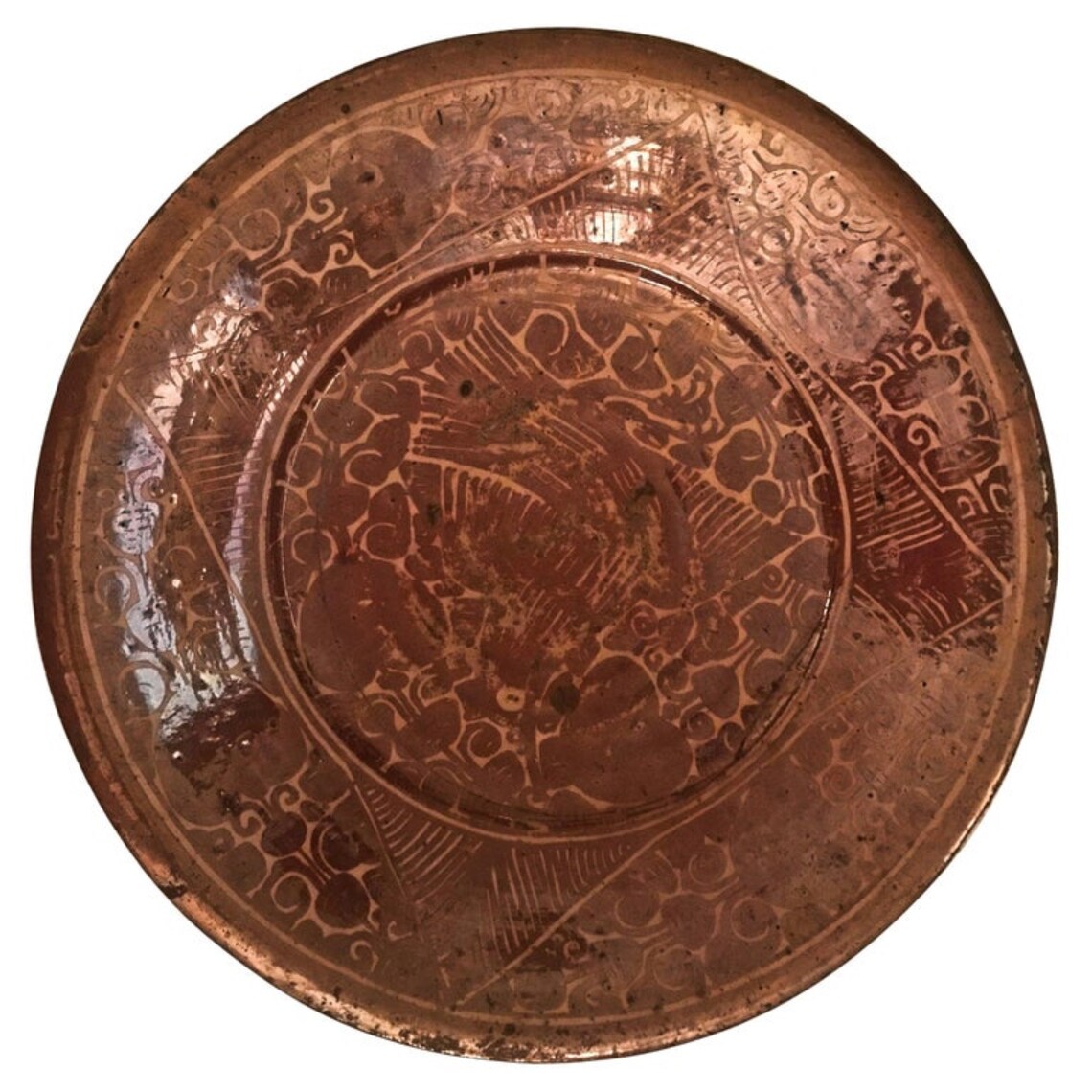 Ancient Pottery Islamic Lustre Bowl Plate Rare Kashan - Etsy