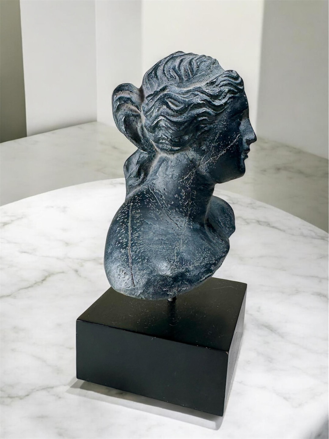 Miniature Sculpture Venus De Milo Aphrodite Greek Roman Bust Figurine ...