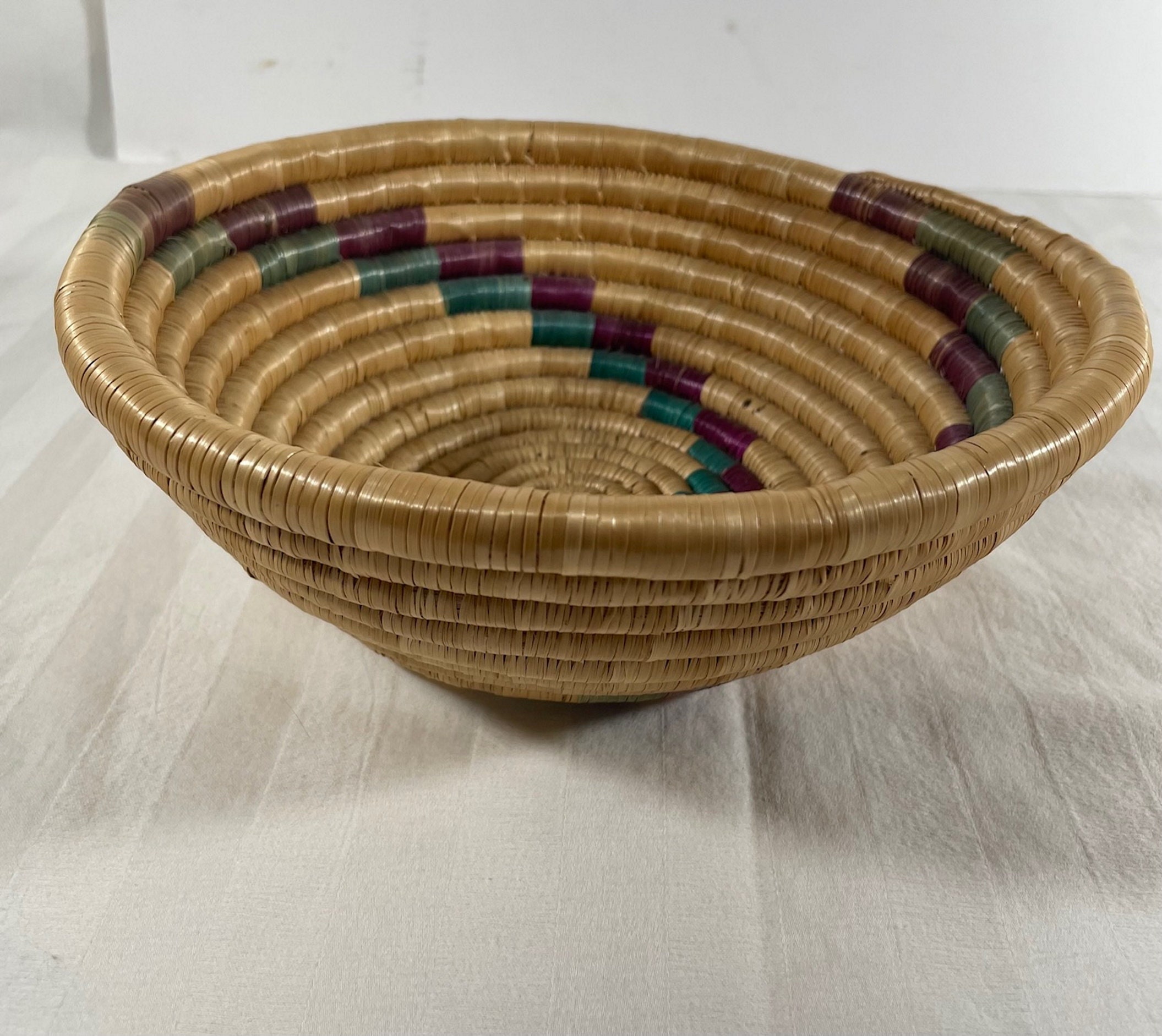 Vintage Hopi Native American Basket Coiled Southwest Fiber Art - Etsy